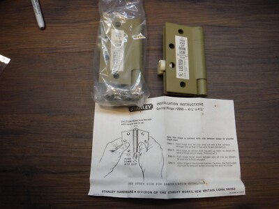 Stanley Spring Hinges 2050 4.5" by 4.5" LH | eBay