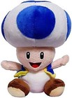 Nintendo Super Mario Toad 8-Inch Plush [Blue] | eBay