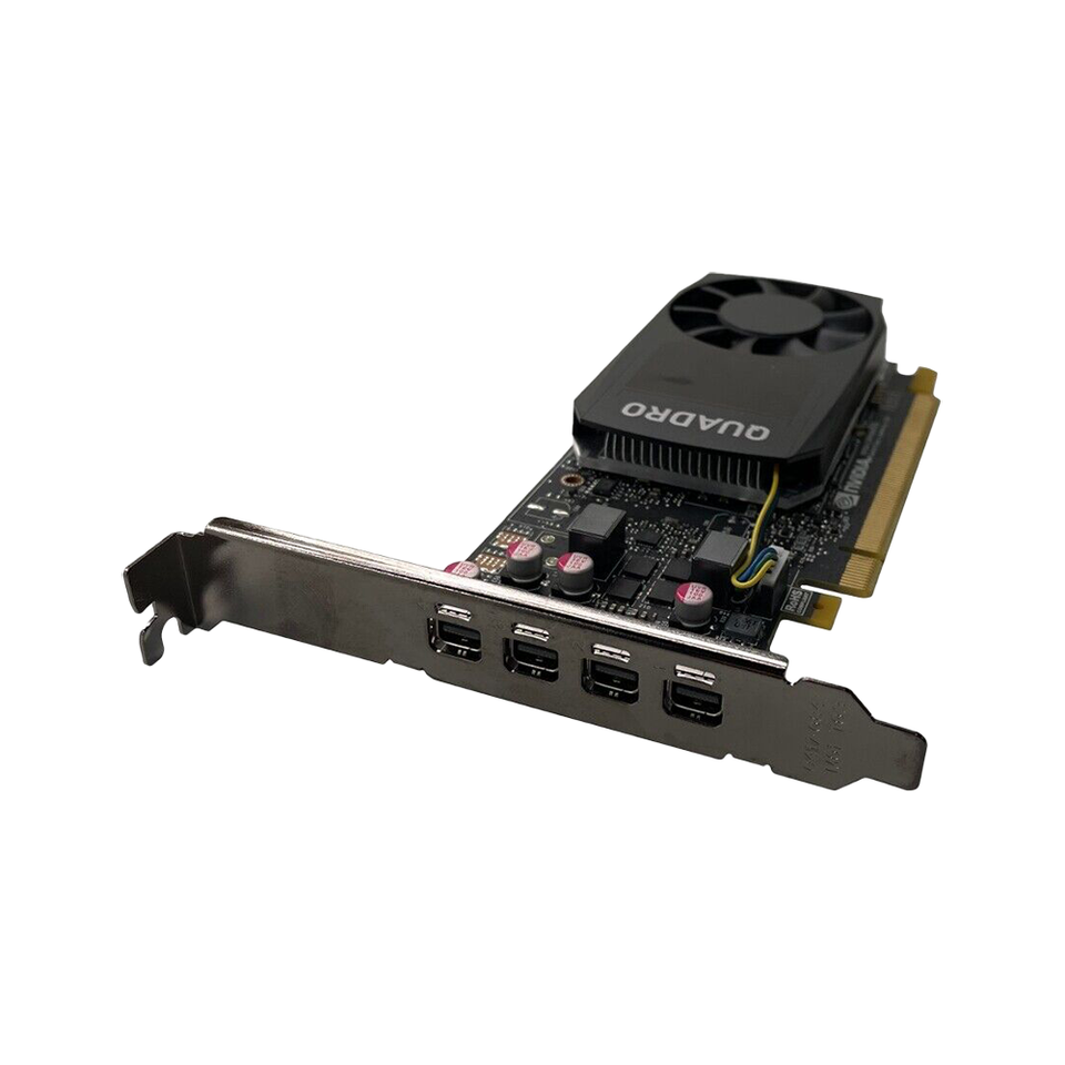Nvidia Quadro P1000 4GB GDDR5 4x mini-DisplayPort PCIe Video Graphics ...