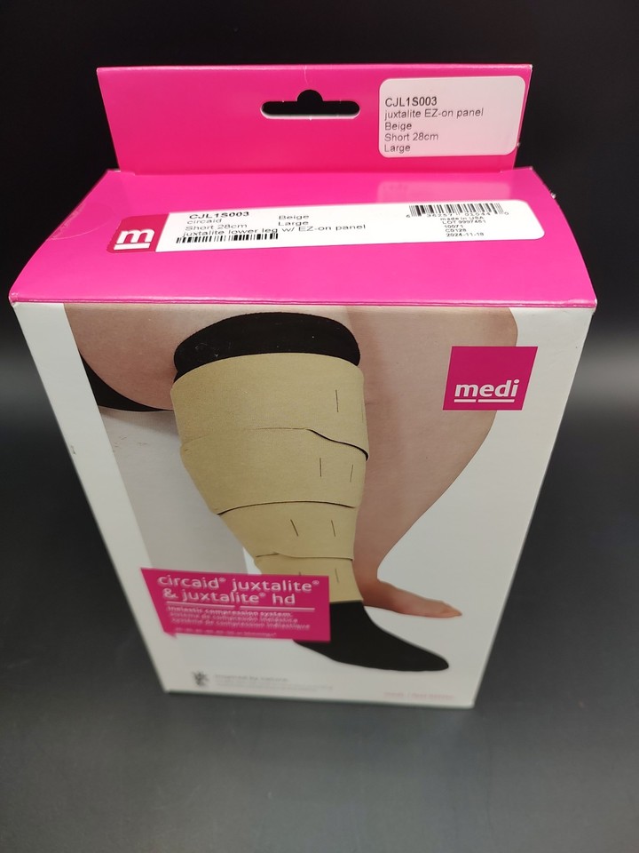 Medi Circaid Juxtalite HD Lower Leg w/EZ-on panel Large Short 28cm ...