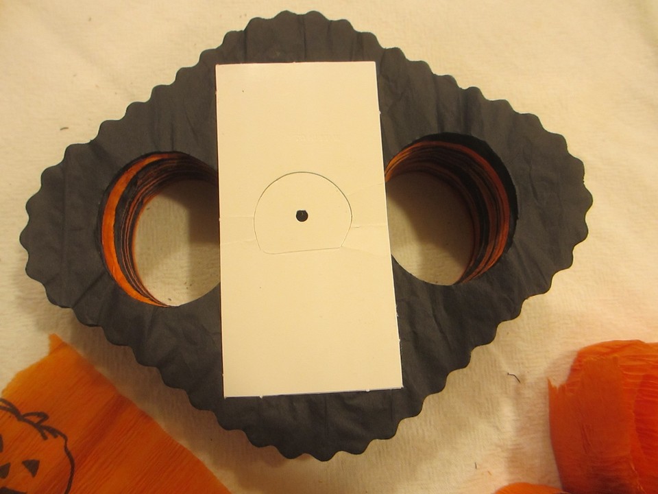 VTG Halloween Crepe Paper Streamers, Accordion Streamer, 1 Black Cat ...