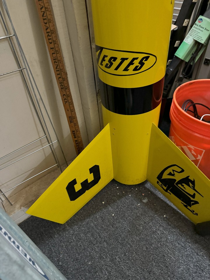 CUSTOM 3x Scale ESTES GOBLIN High Power Rocket, HPR, Aluminum + Wood | eBay