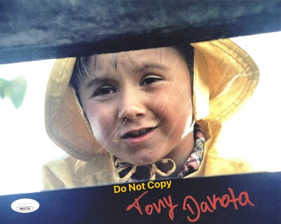TONY DAKOTA signed 8x10 Photo IT 1990 GEORGIE DENBROUGH JSA ...