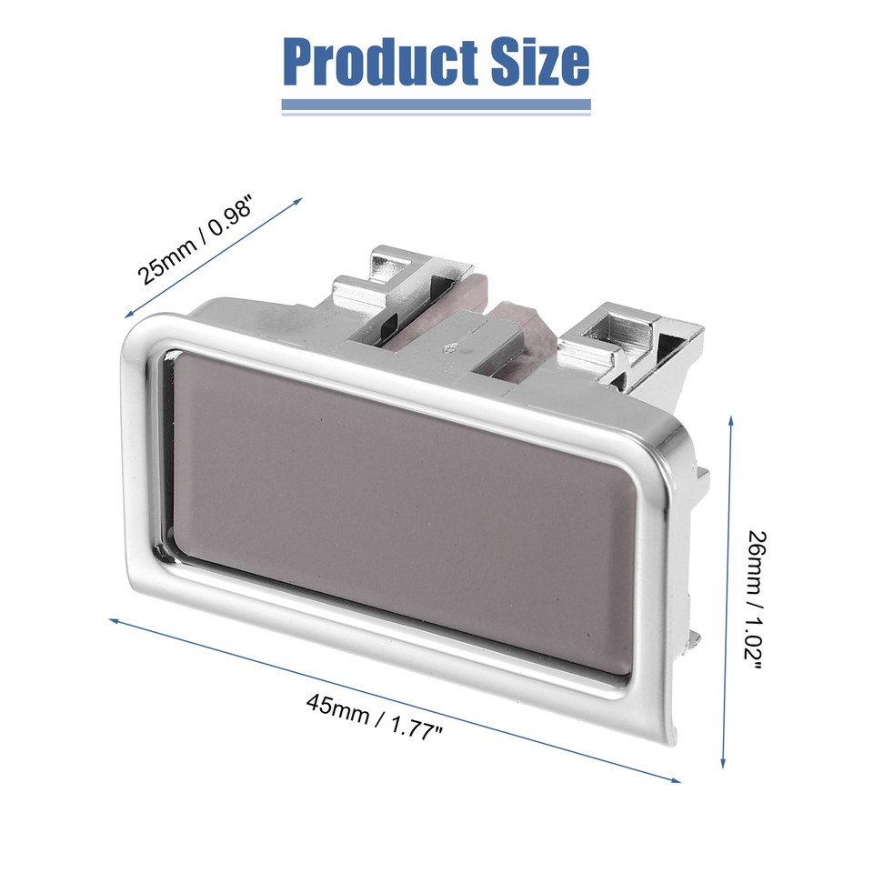 2216800096 Armrest Latch Lid for Mercedes-Benz Plastic Dark Brown ...