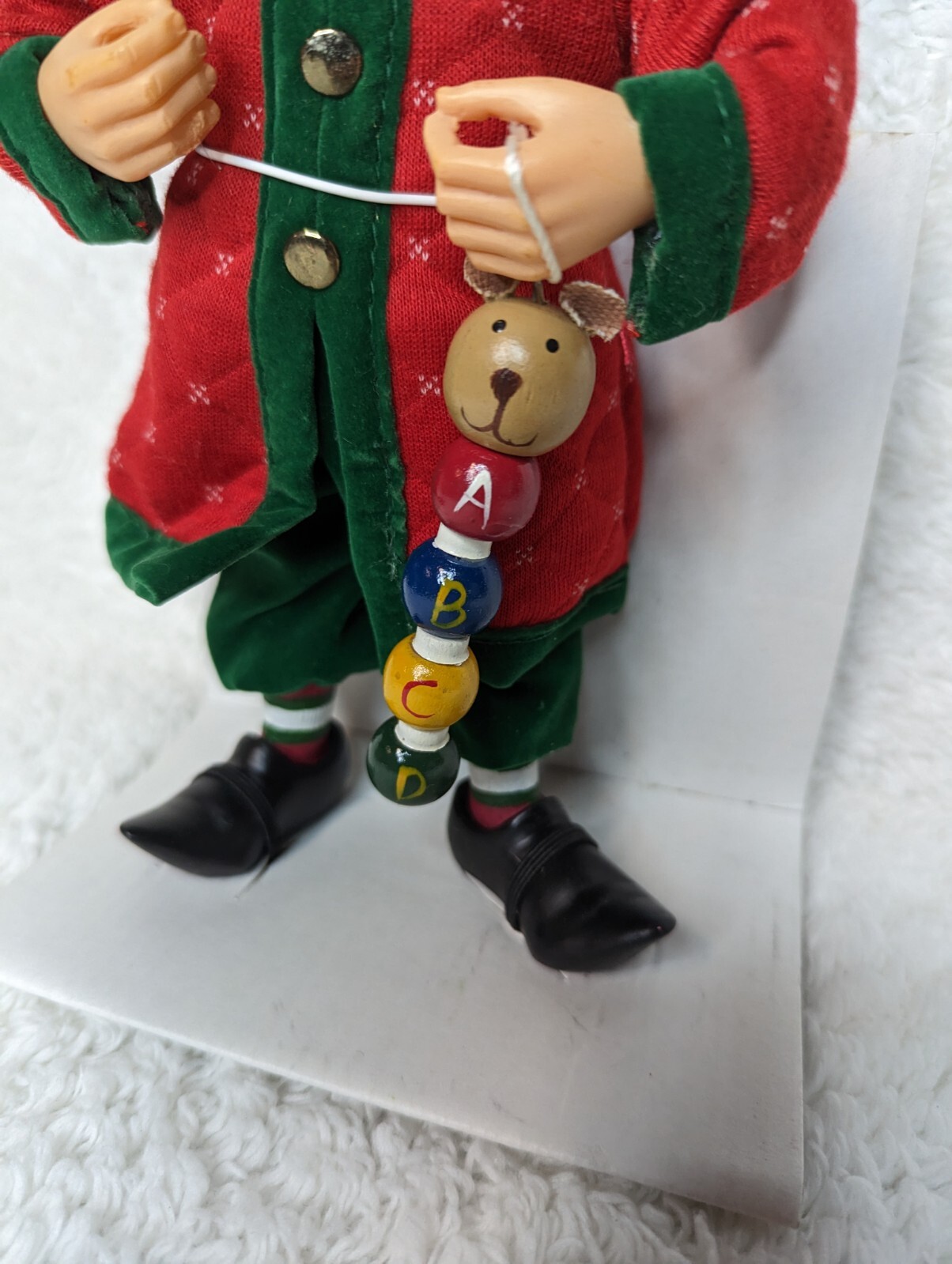 Celebrate It Christmas Darling Elves Elf (Karen Didion Style) Holding ...