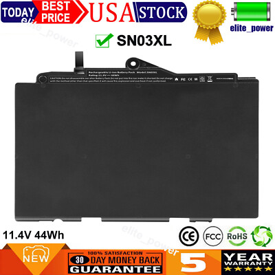 LOT SN03XL Battery for HP EliteBook 820 G3 G4 725 G3 G4 Series ST03XL ...