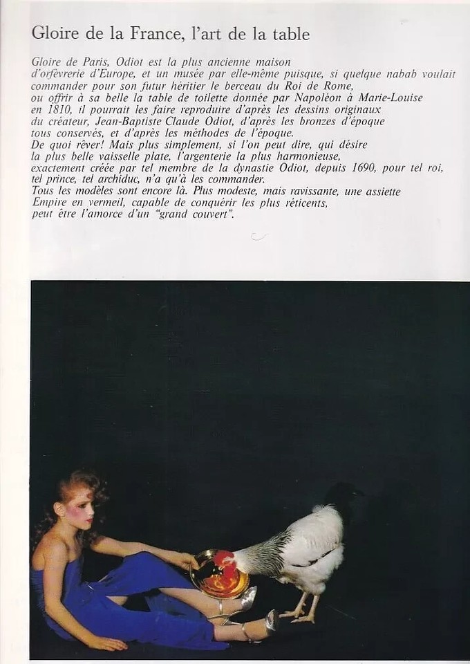 1977 VOGUE PARIS MARC CHAGALL MARGAUX HEMINGWAY HANS FEURER GUY BOURDIN ...