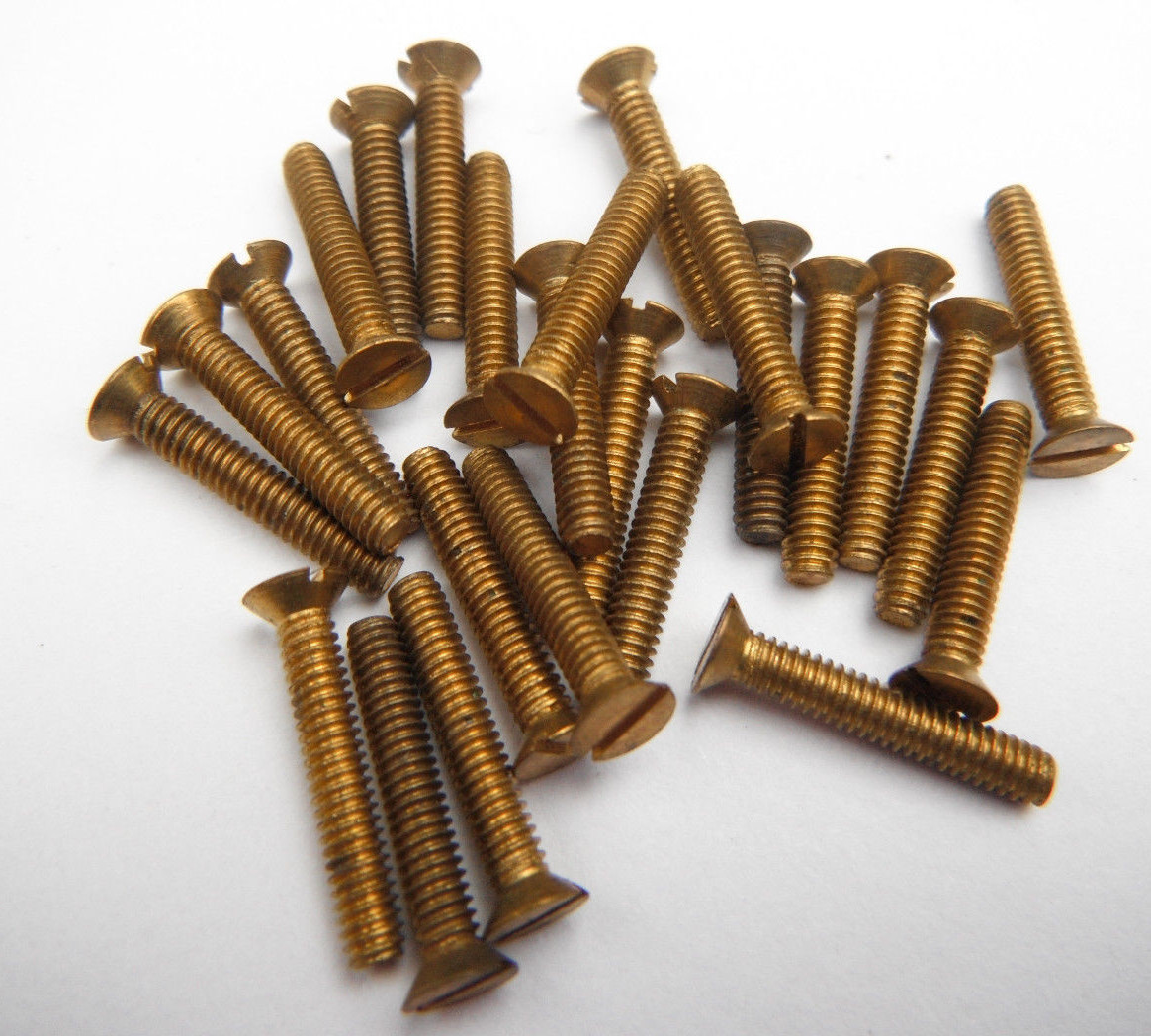 8BA BRASS COUNTERSUNK SCREWS 8BA Pack of 25 MODEL ENGINEERING | eBay UK