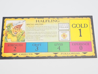GW TALISMAN CITY OF ADVENTURE HALFLING CHARACTER CARD. GREEN 1469 | eBay