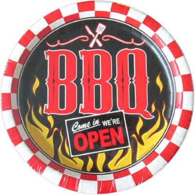 Weekend BBQ Cookout Picnic Summer Theme Party 9" Paper Dinner Plates | eBay