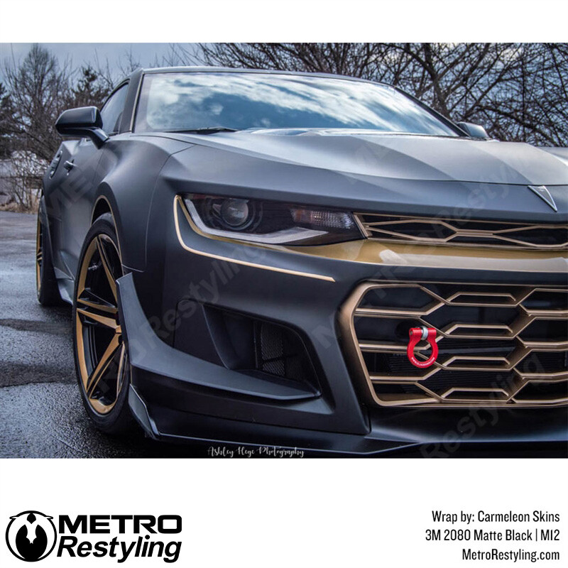 3M 2080 Matte Black Vinyl Vehicle Car Wrap Decal Film Sheet Roll | M12 ...