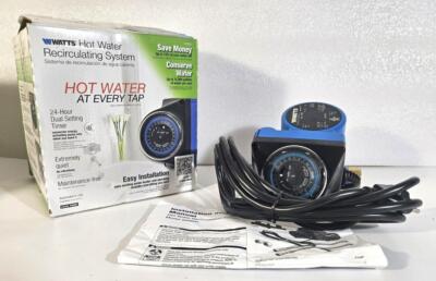 Watts #500800 Hot Water Recirculating System Pump with Timer PUMP ONLY ...
