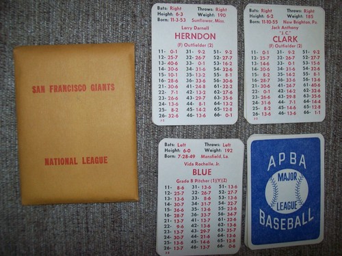 Original 1980 APBA Baseball Cards complete | eBay