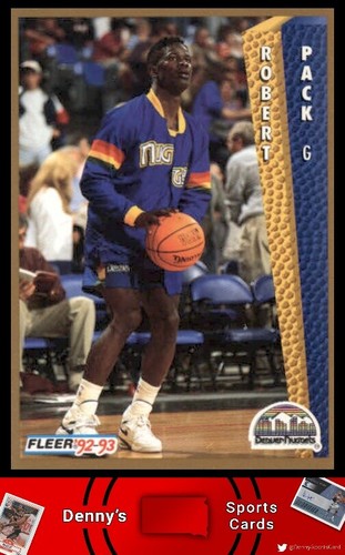 1992 Fleer #331 Robert Pack Denver Nuggets Basketball Card | eBay