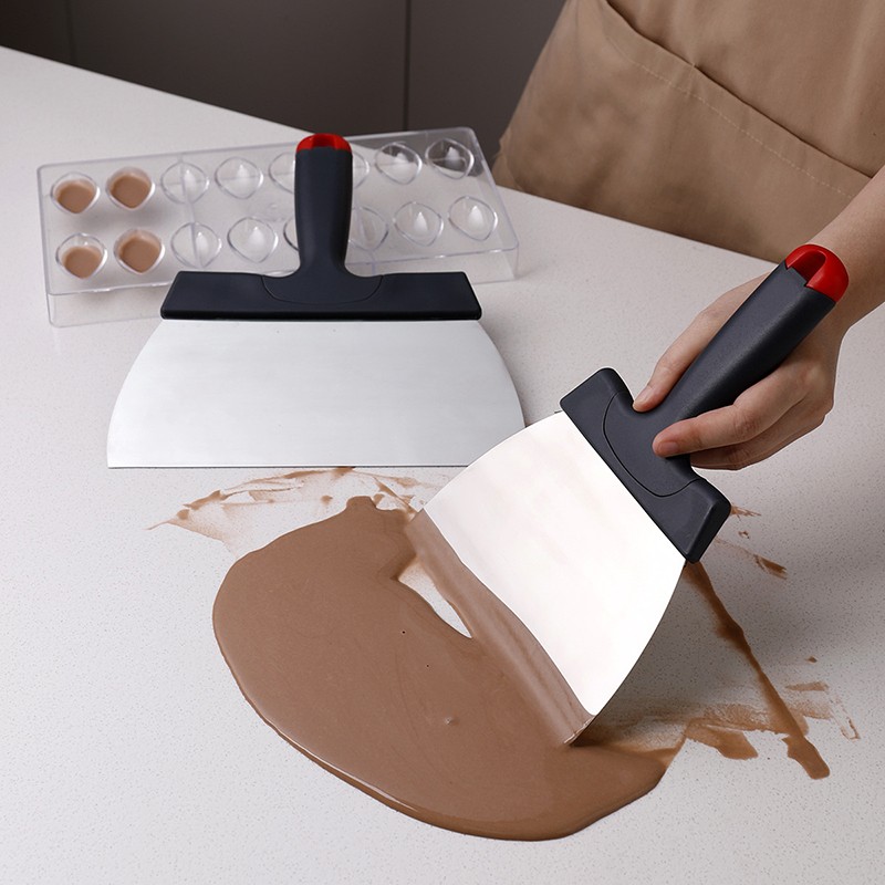 Coating Spatula For Chocolate Scraper Stainless Steel Dough Scraper ...