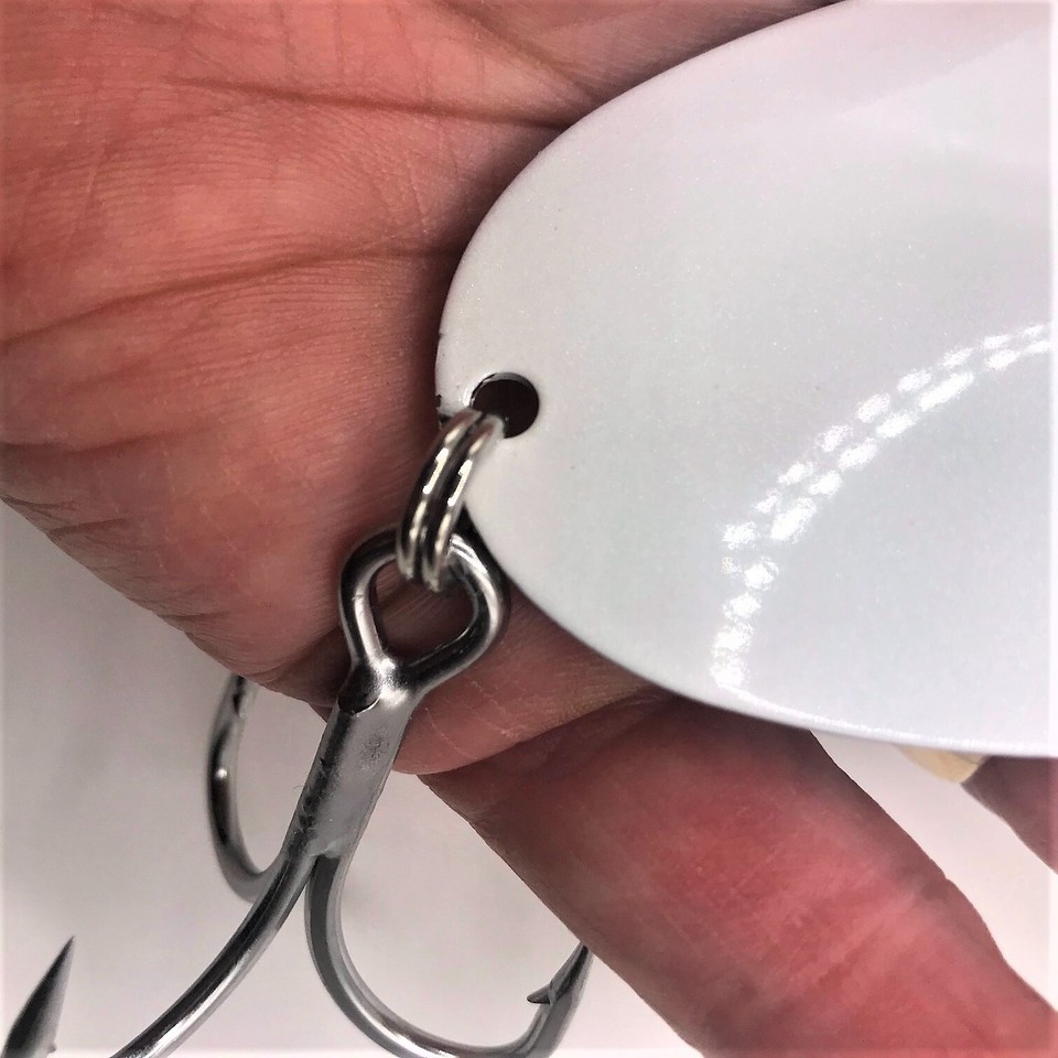 8" St. Pete Heavy Duty Saltwater Flutter Spoons for Stripers Set of 4 ...