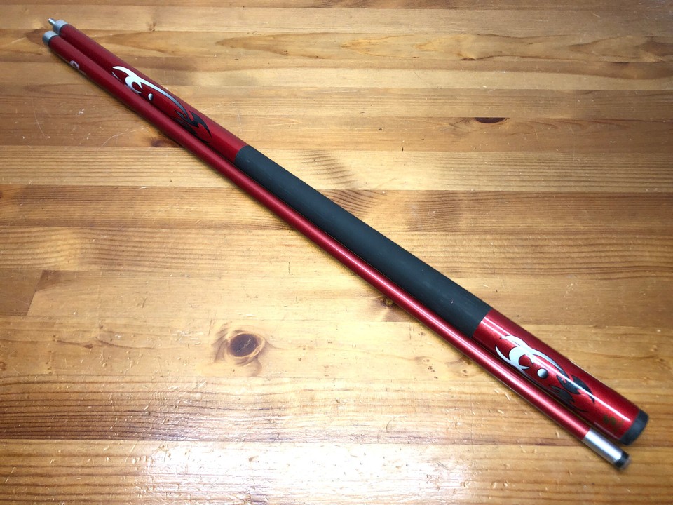 Sportcraft Fiberglass Graphite Pool Cue Two-Piece | eBay