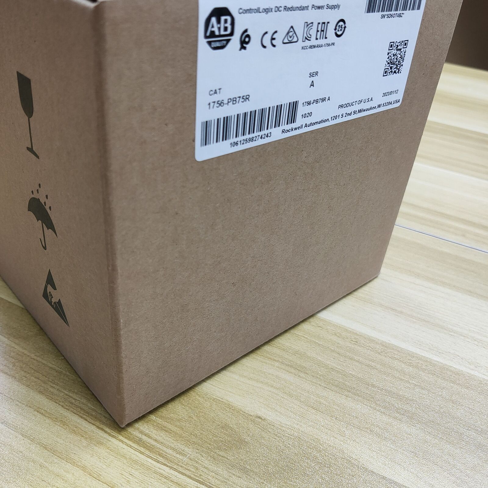 1756-PB75R AB ControlLogix DC Redundant Power Supply Fast Shipping ...