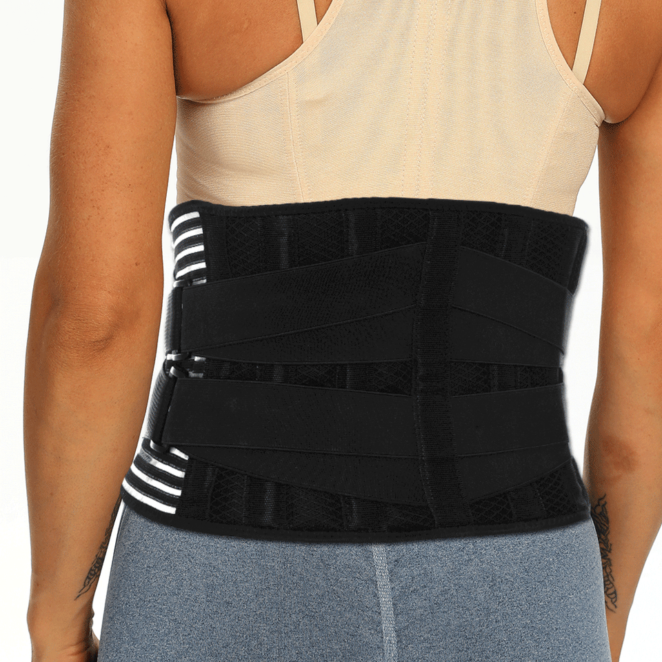 Adjustable Lower Back Brace Lumbar Support Waist Belt for Men Women ...
