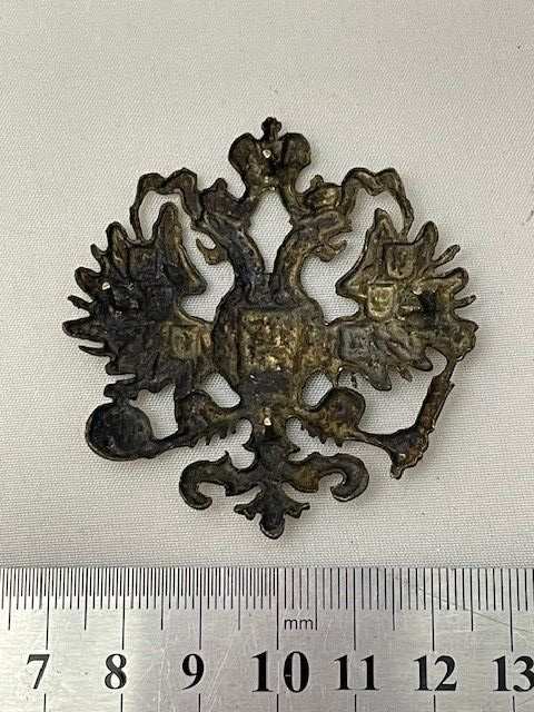 1914 Imperial Russian Cap Badge - Tsarist Russia two-headed eagle | eBay