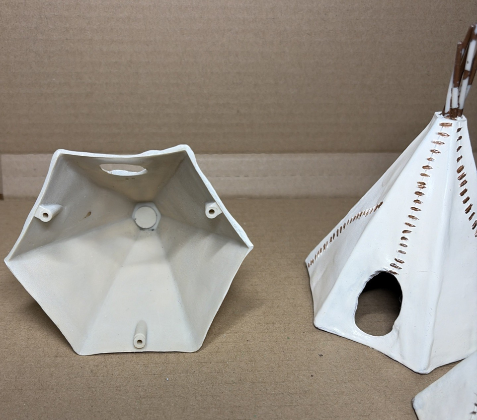 Timpo/Toyways Indian Teepee Lot of 8 Please Read | eBay