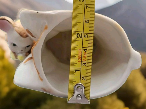 Vintage MCM Ardco Porcelain Anamorphic Mouse Saxophone Boot Vase | eBay