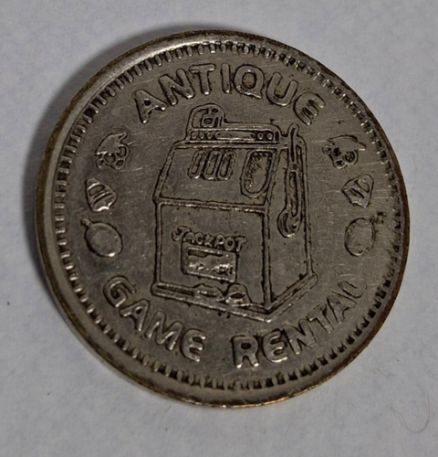 Antique Game Rental Arcade Token No Cash Value Coin | eBay