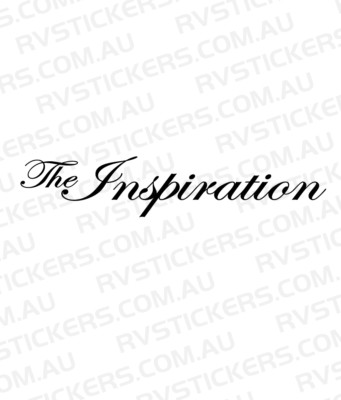 Crusader "The Inspiration" Black 760mm vintage, retro Caravan decal ...