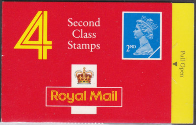 HA1 4 x 2nd Class Stamps Barcode booklet - complete - No Cylinder | eBay UK