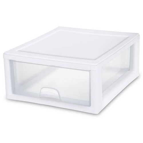 Sterilite 23018006 16 Quart Plastic Stacking Drawer - White for sale ...