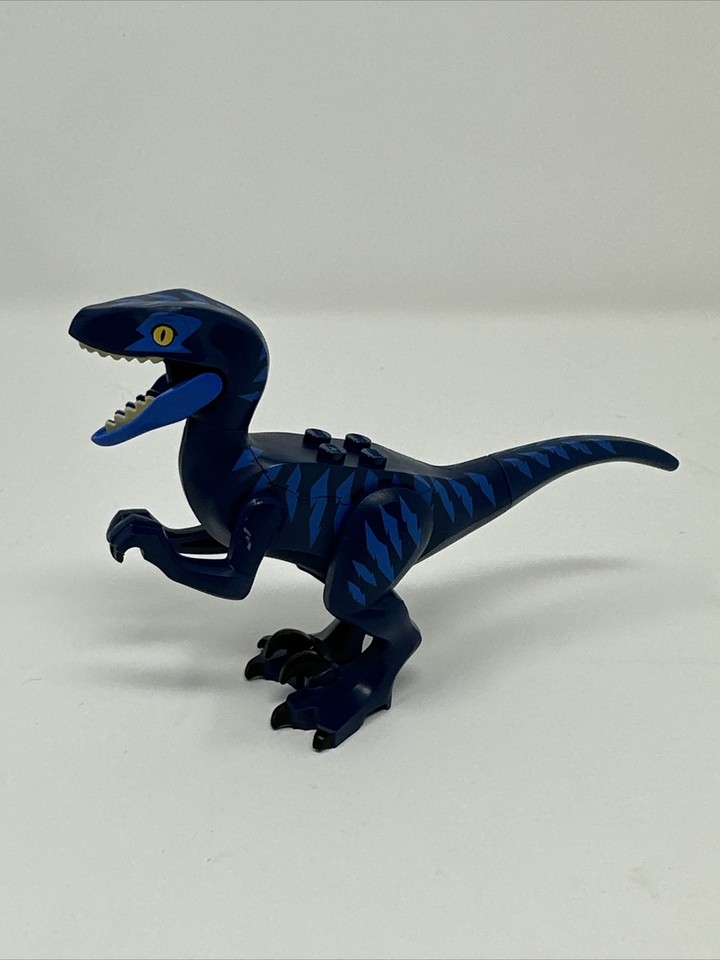 LEGO Blue Raptor Velociraptor Dinosaur Minifig Jurassic World Authentic ...