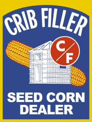 Crib Filler C/F Seed Corn Dealer NEW Sign: 24x30" USA STEEL XL Size | eBay