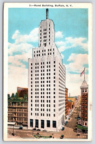 New York Buffalo Rand Building Vintage Postcard | eBay