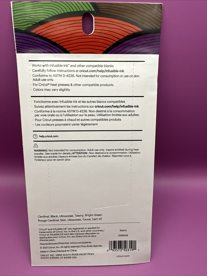 Cricut Infused Ink 5pkg) | eBay