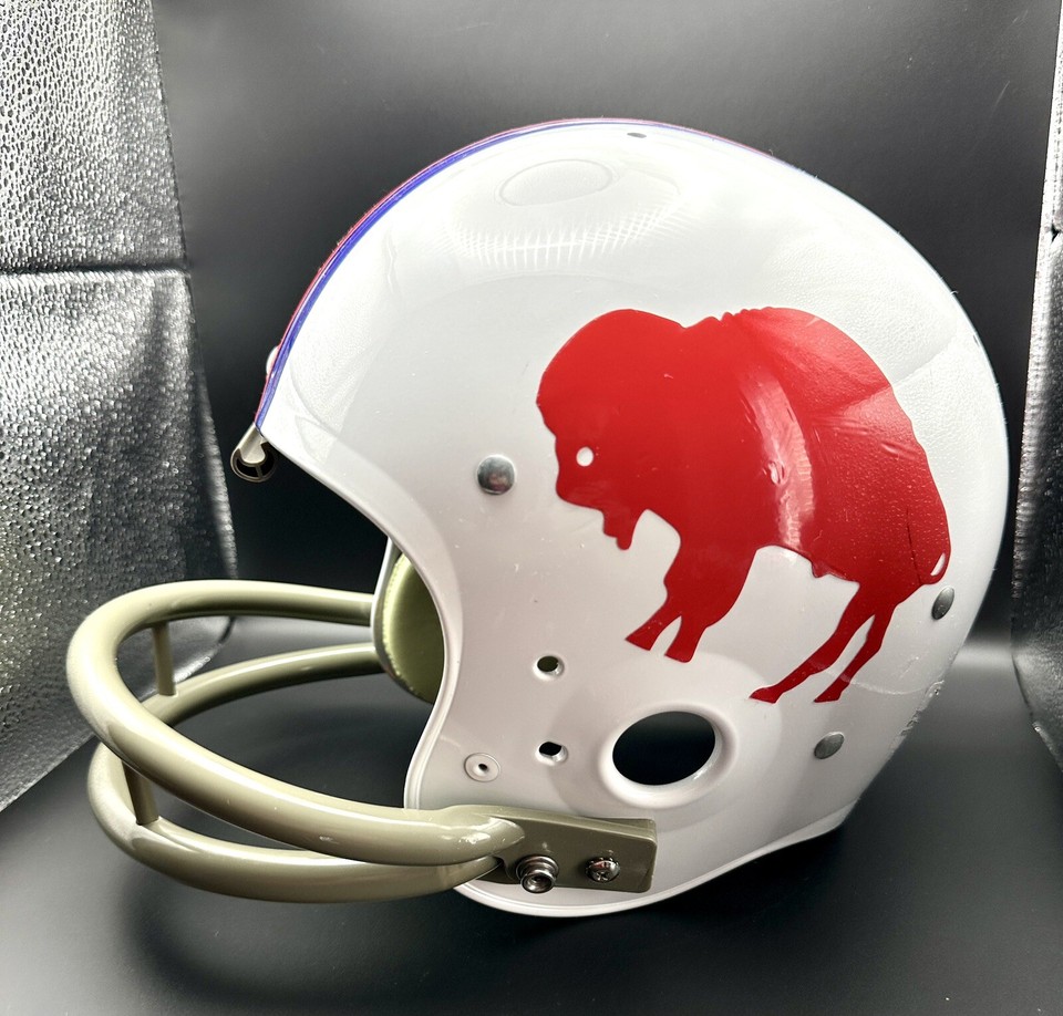 BUFFALO BILLS Riddell TK SUSPENSION Throwback NFL Football Helmet 1970 ...