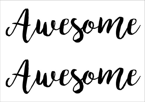 2x59cm AWESOME ski fishing boat,tinnie,jetski,car marine grade stickers ...