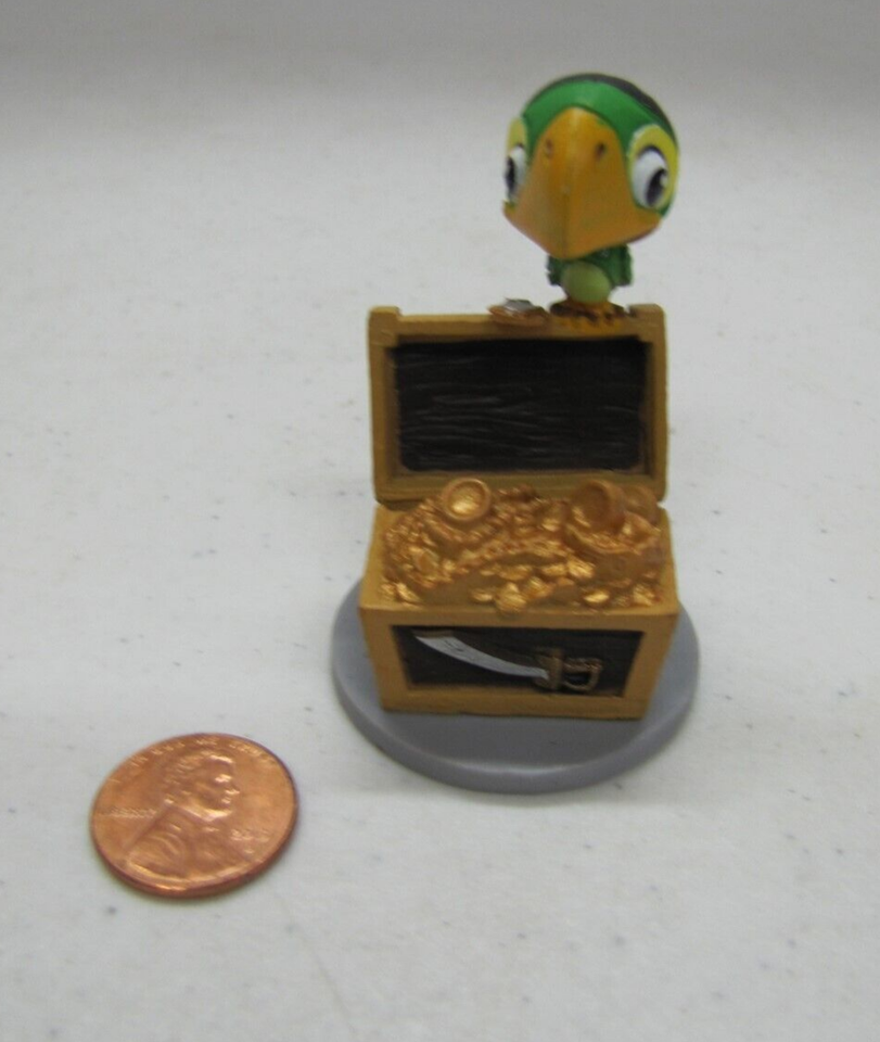 Disney Skully Pet Bird Figure Jake Neverland Pirates Cpt. Hook 2.25 ...