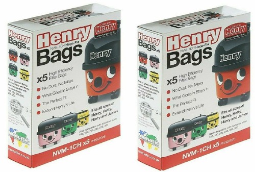 GENUINE HENRY HOOVER CLOTH VACUUM CLEANER DUST BAG 10 PACK pmd | eBay