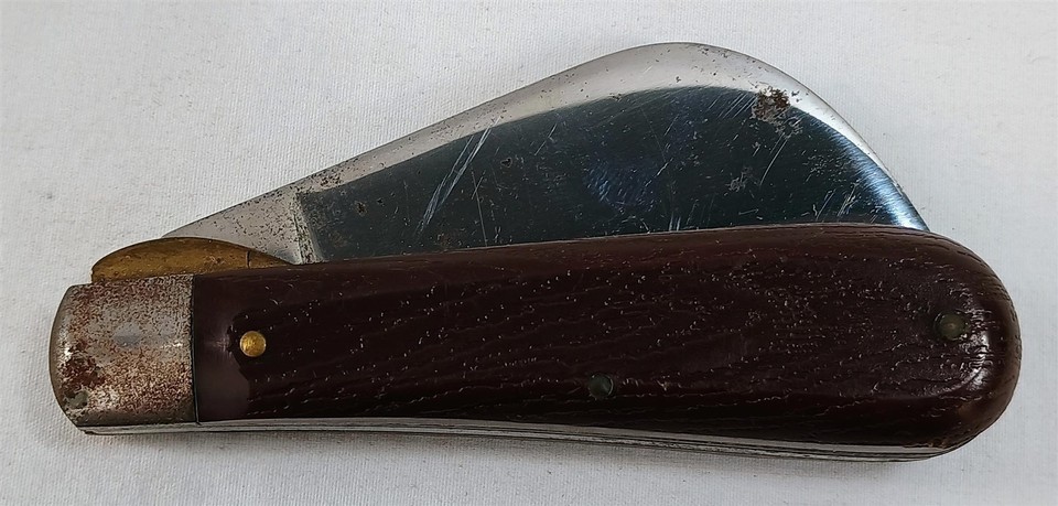 Vintage Kutmaster Utica NY R-3 Folding Pocket Knife Hawkbill | eBay