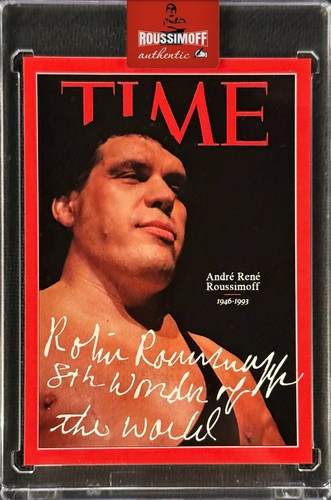 Robin Roussimoff Signed LE/888 Andre The Giant 1993 TIME Magazine ...