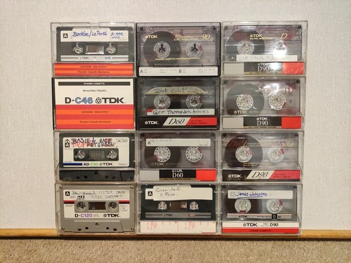 Bundle 12x TDK D Series Cassettes. AD-C90 D-C120 D-C46 D46 D90 D60 ...