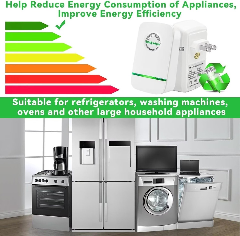 (4Pack) Stop Energy Saving Device, Electricity Saving Box Saving Device ...