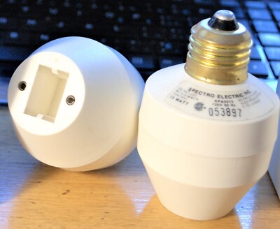13 watt compact fluorescent converter CFL PL lamp adapter for any ...