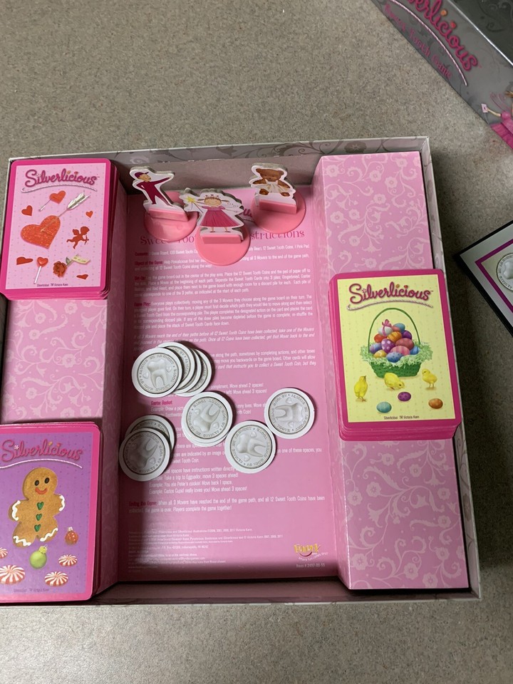 Silverlicious Board Game by Fundex Pinkalicious Sweet Tooth Rare Out of ...