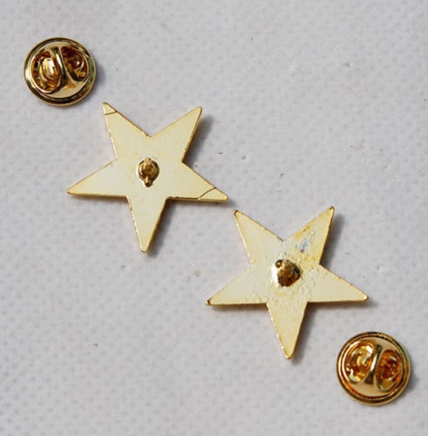 WW2 US ARMY ONE STAR BRIGADIER GENERAL RANK INSIGNIA BADGES GOLD | eBay