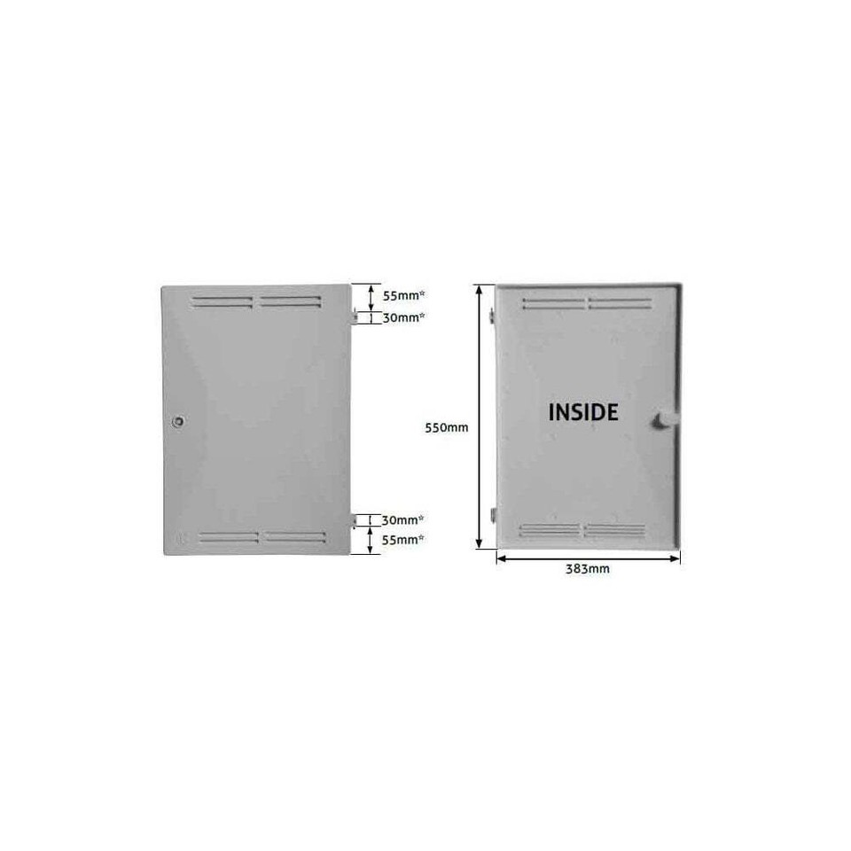 Gas Meter Box Door 550mm x 383mm - Replacement Uk Standard Door | eBay UK