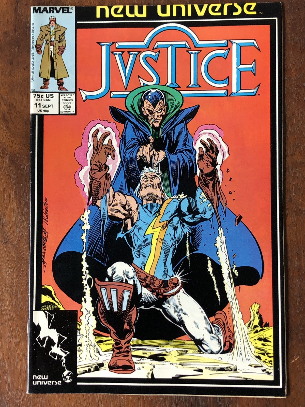 Marvel Comics Justice - New Universe - #11 Sept 1987 - Desert ...