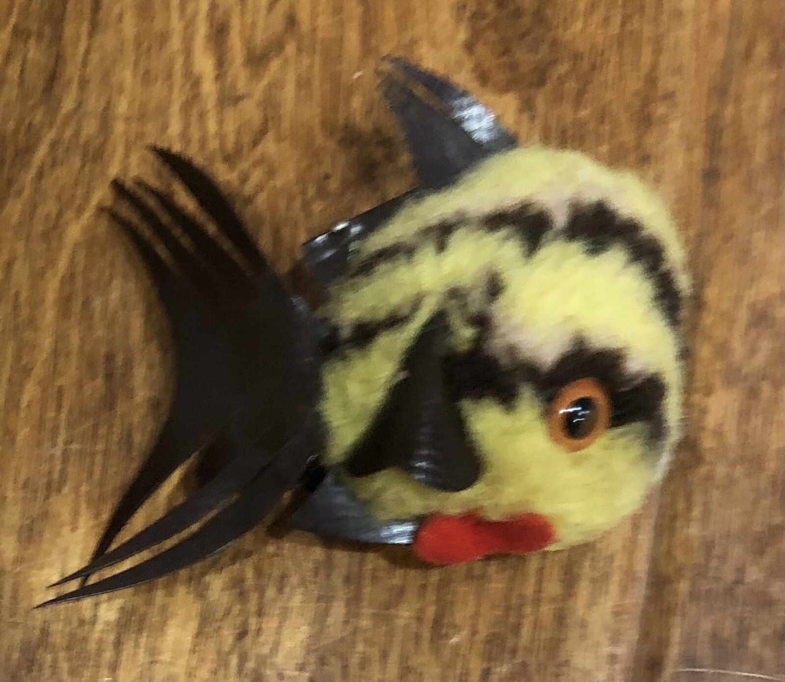 Steiff Yellow Fish With Brown Stripes Glass Eyes & Button | eBay