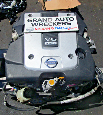 NISSAN 370Z ENGINE AND TRANS PACKAGE, 3.7 V6, VQ37HR, VVT Z34 V36 ...