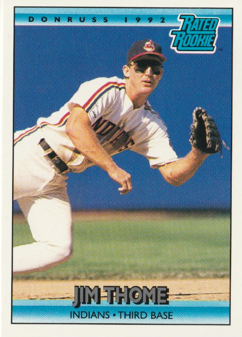 1992 DONRUSS / JIM THOME RATED ROOKIE CARD | eBay